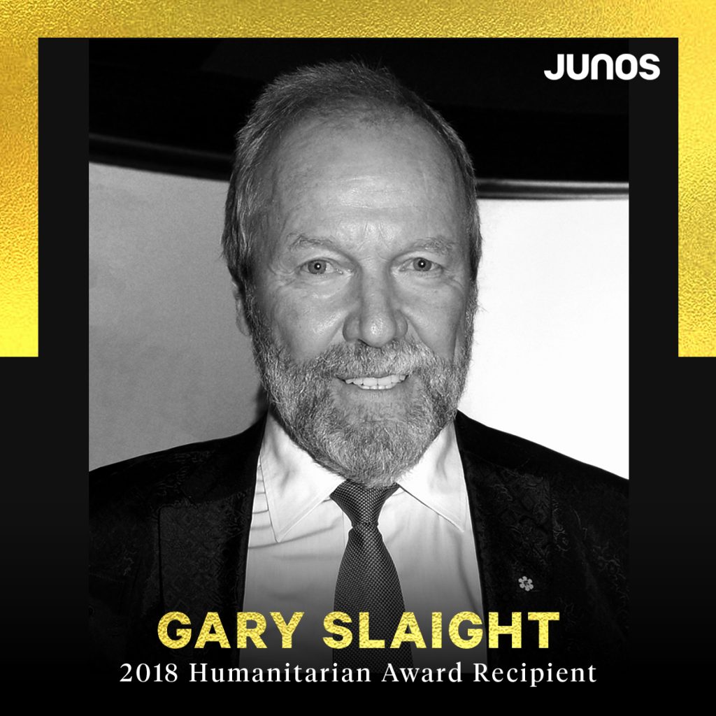 Gary Slaight announced as 2018 Humanitarian Award recipient - Music Canada